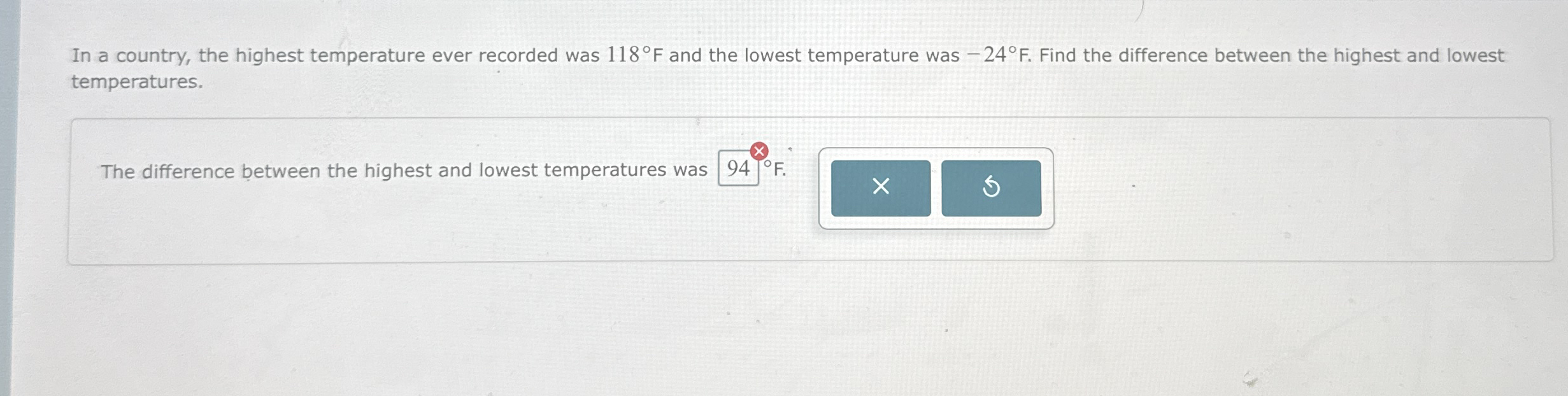 Solved In a country, the highest temperature ever recorded | Chegg.com