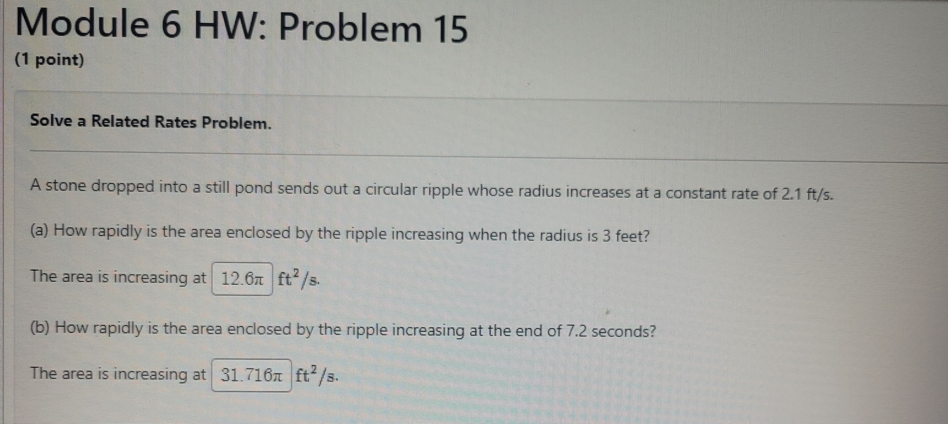 Solved Module 6 HW: Problem 11(1 ﻿point)A 4 ﻿foot tall | Chegg.com
