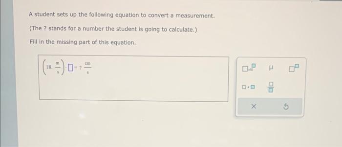 Solved Rewrite this measurement with a simpler unit, if | Chegg.com