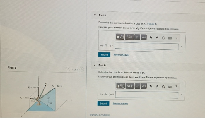 Solved Part A Determine the coordinate direction angles of | Chegg.com