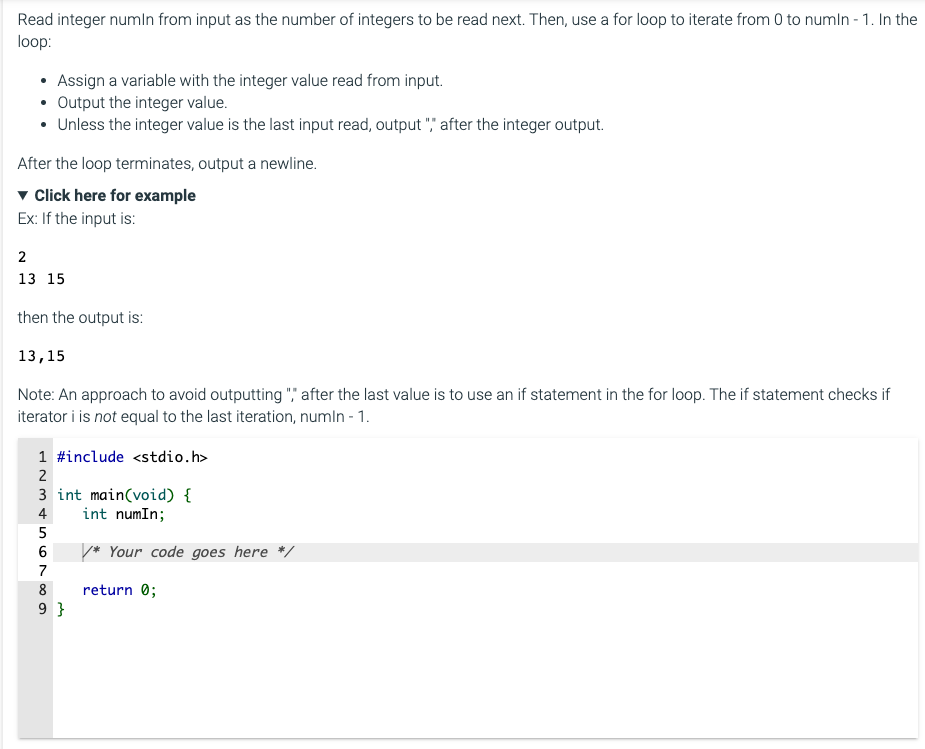 Solved ** ﻿This is in C language **Read integer numIn from | Chegg.com