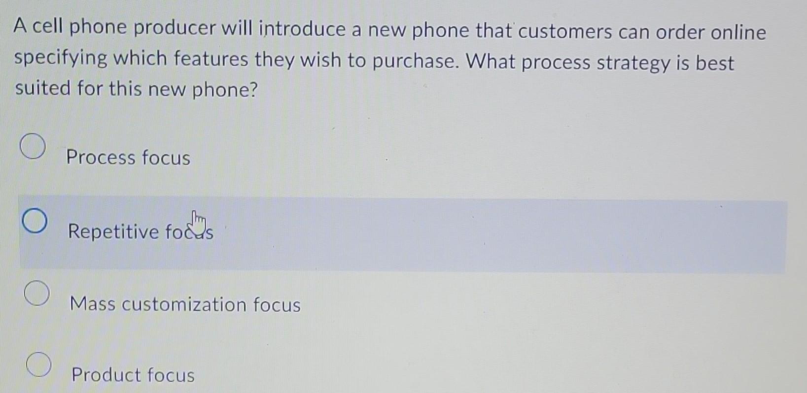 Solved A cell phone producer will introduce a new phone that | Chegg.com