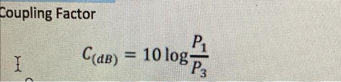 calculate the coupling factor and the directivity | Chegg.com