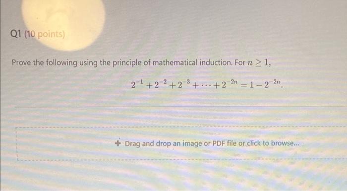 Solved Q1 (10 points) Prove the following using the | Chegg.com