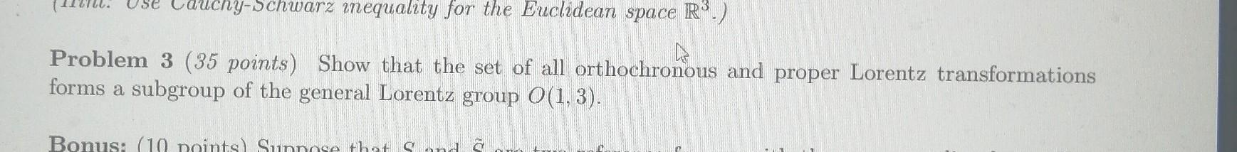 Solved Problem 3 (35 points) Show that the set of all | Chegg.com