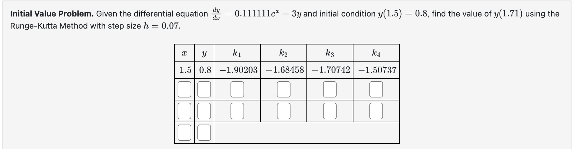 Solved Initial Value Problem. Given the differential | Chegg.com