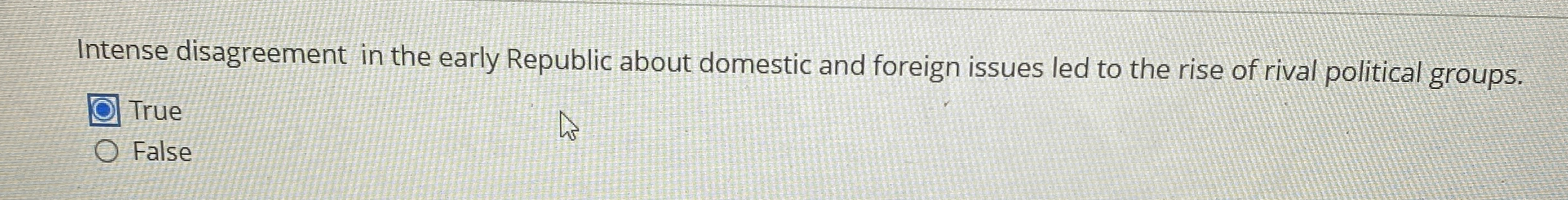 Solved Intense disagreement in the early Republic about | Chegg.com