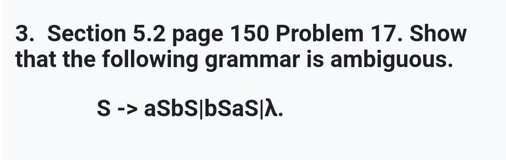 Solved 3. Section 5.2 page 150 Problem 17. Show that the | Chegg.com