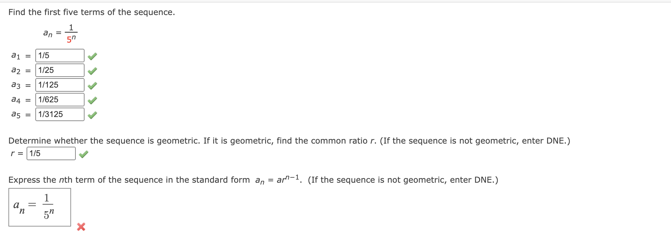 Solved Find the first five terms of ﻿the | Chegg.com