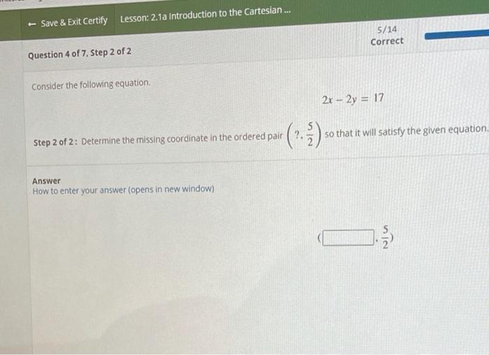 Solved Save & Exit Certify Lesson: 2.1a Introduction to the | Chegg.com