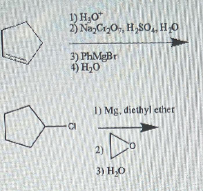 Solved a) 1) 03 2) DMS 3) Excess LiAlH4 4) H₂O 1) RCO₂H 2) | Chegg.com