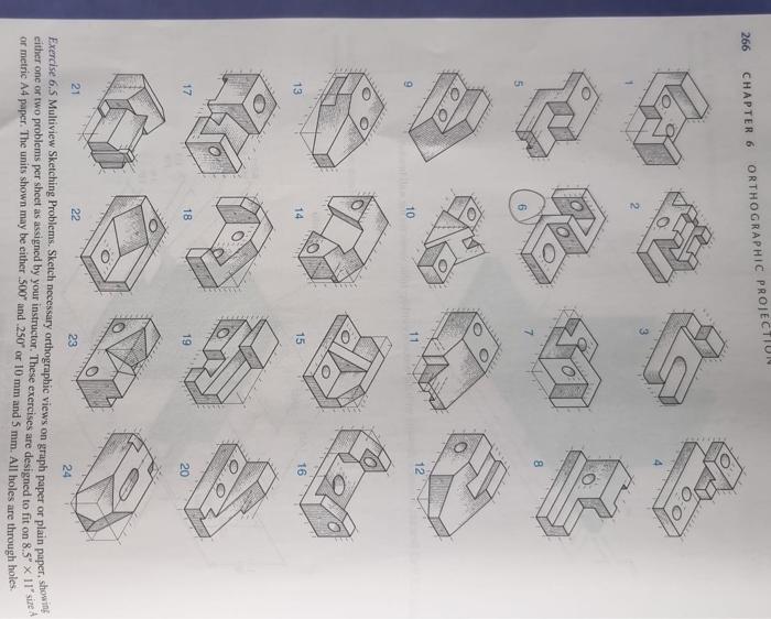 Solved 266 CHAPTER 6 ORTHOGRAPHIC PROJECTIUN 8 12 10 13 14 | Chegg.com Solved 266 CHAPTER 6 ORTHOGRAPHIC PROJECTIUN 8 12 10 13 14 | Chegg.com