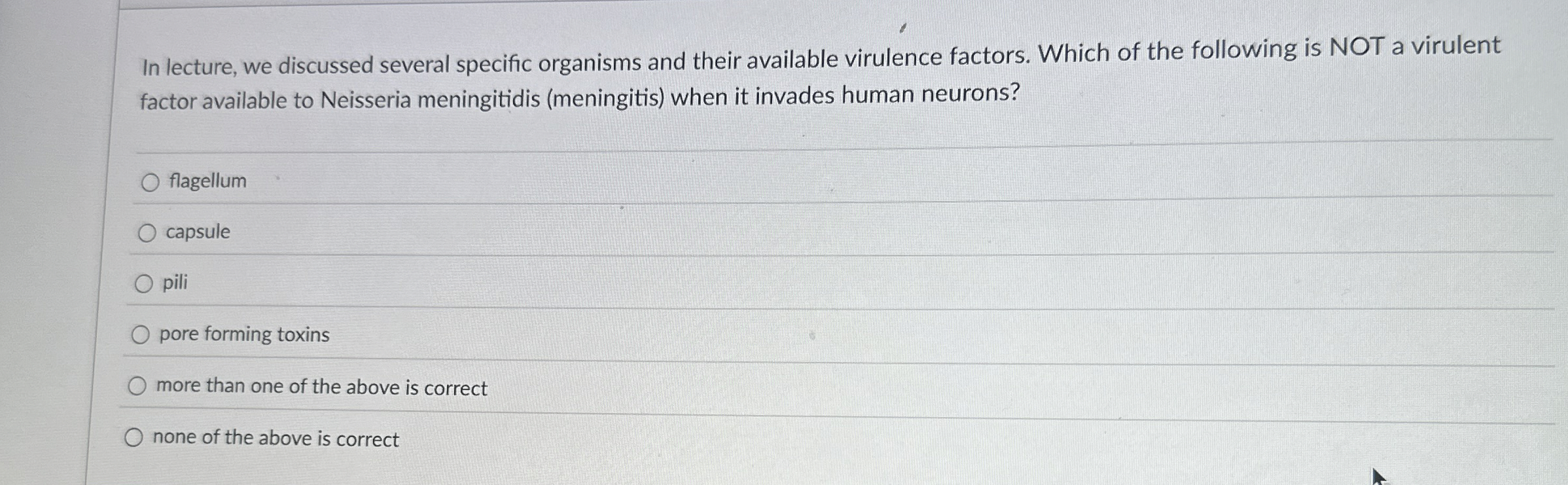 Solved In lecture, we discussed several specific organisms | Chegg.com