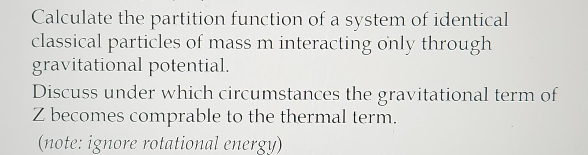 Solved Calculate the partition function of a system of | Chegg.com