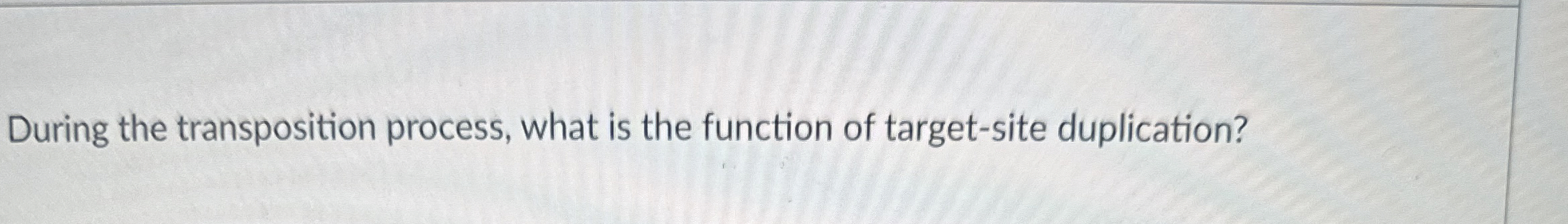 Solved During the transposition process, what is the | Chegg.com