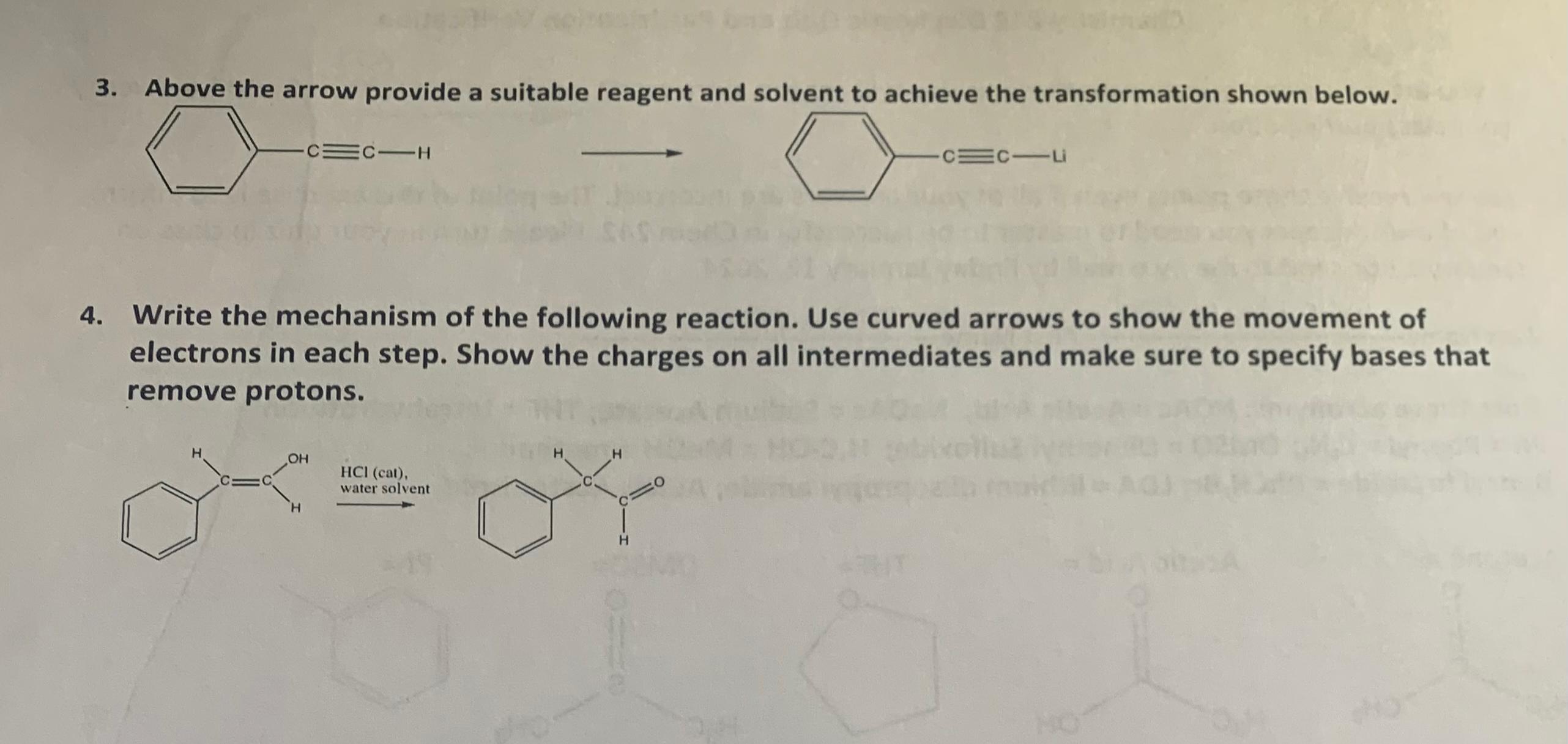 Solved nhnin thn nuna......... |)??(e) ﻿a suitable reagent | Chegg.com
