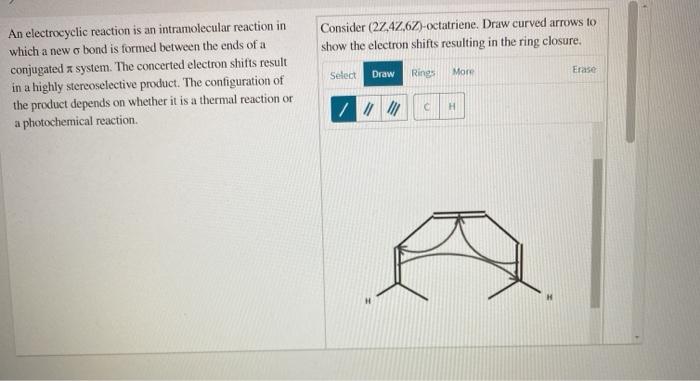Solved Consider (27,42,6Z) octatriene. Draw curved arrows to | Chegg.com