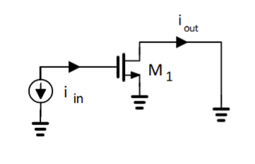 Solved If this common gate circuit is designed to have a | Chegg.com