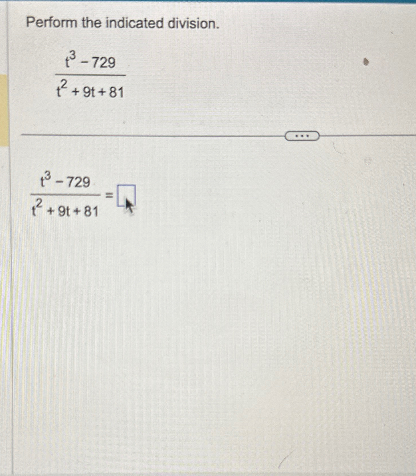 Solved Perform the indicated | Chegg.com