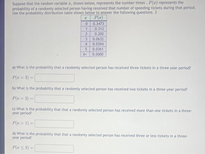 Solved Suppose that the random variable x, shown below, | Chegg.com