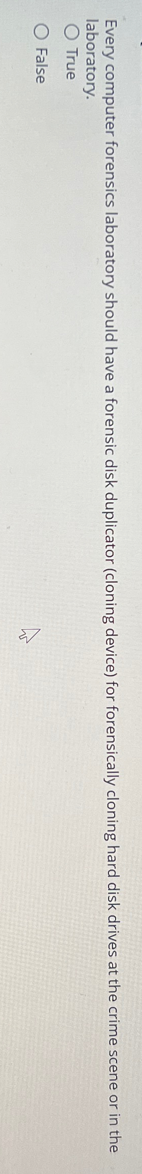 Every computer forensics laboratory should have a | Chegg.com