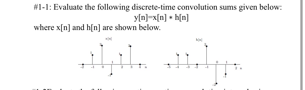 #1-1: Evaluate the following discrete-time | Chegg.com