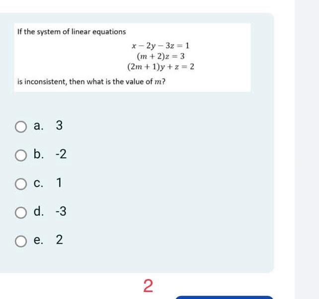 Solved If the system of linear equations | Chegg.com