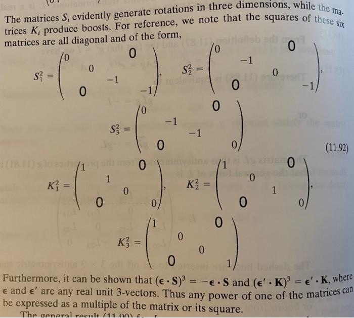 Solved . sides of the (a) For the Lorentz boost and rotation | Chegg.com