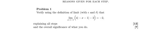 Solved Verify using the definition of limit (with Eand δ) | Chegg.com