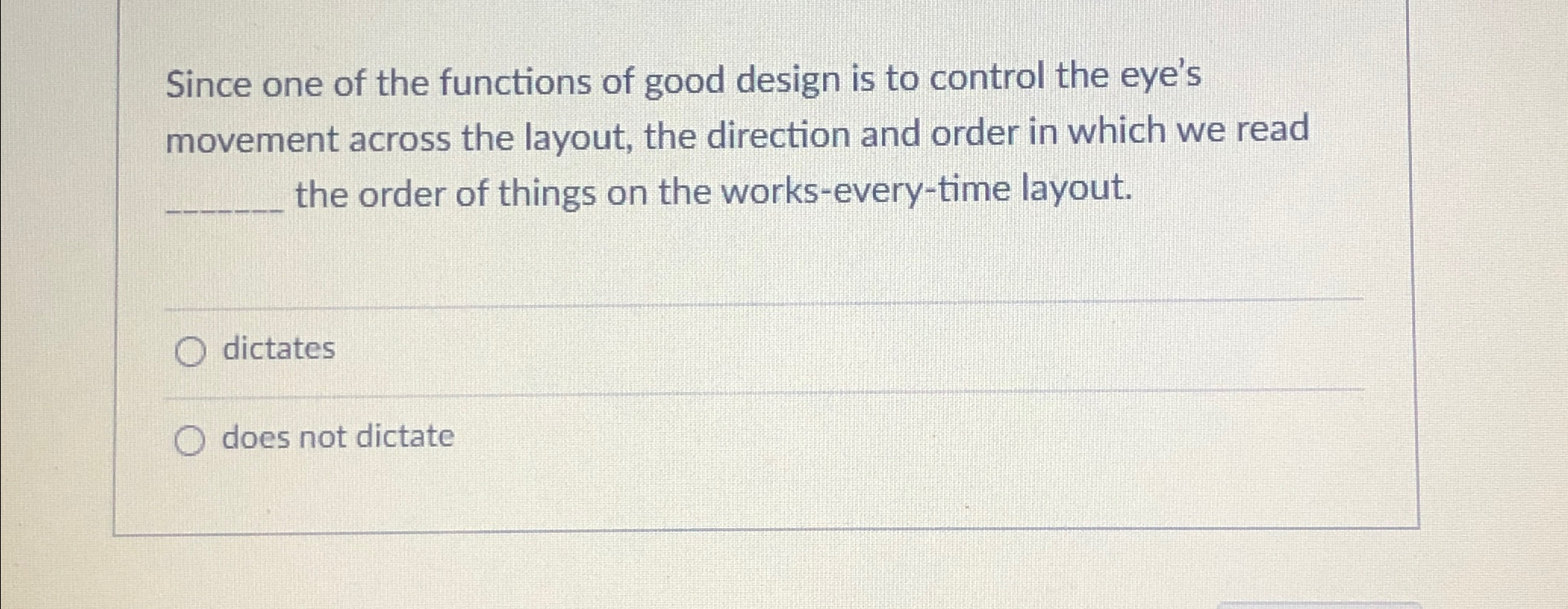 Solved Since one of the functions of good design is to | Chegg.com