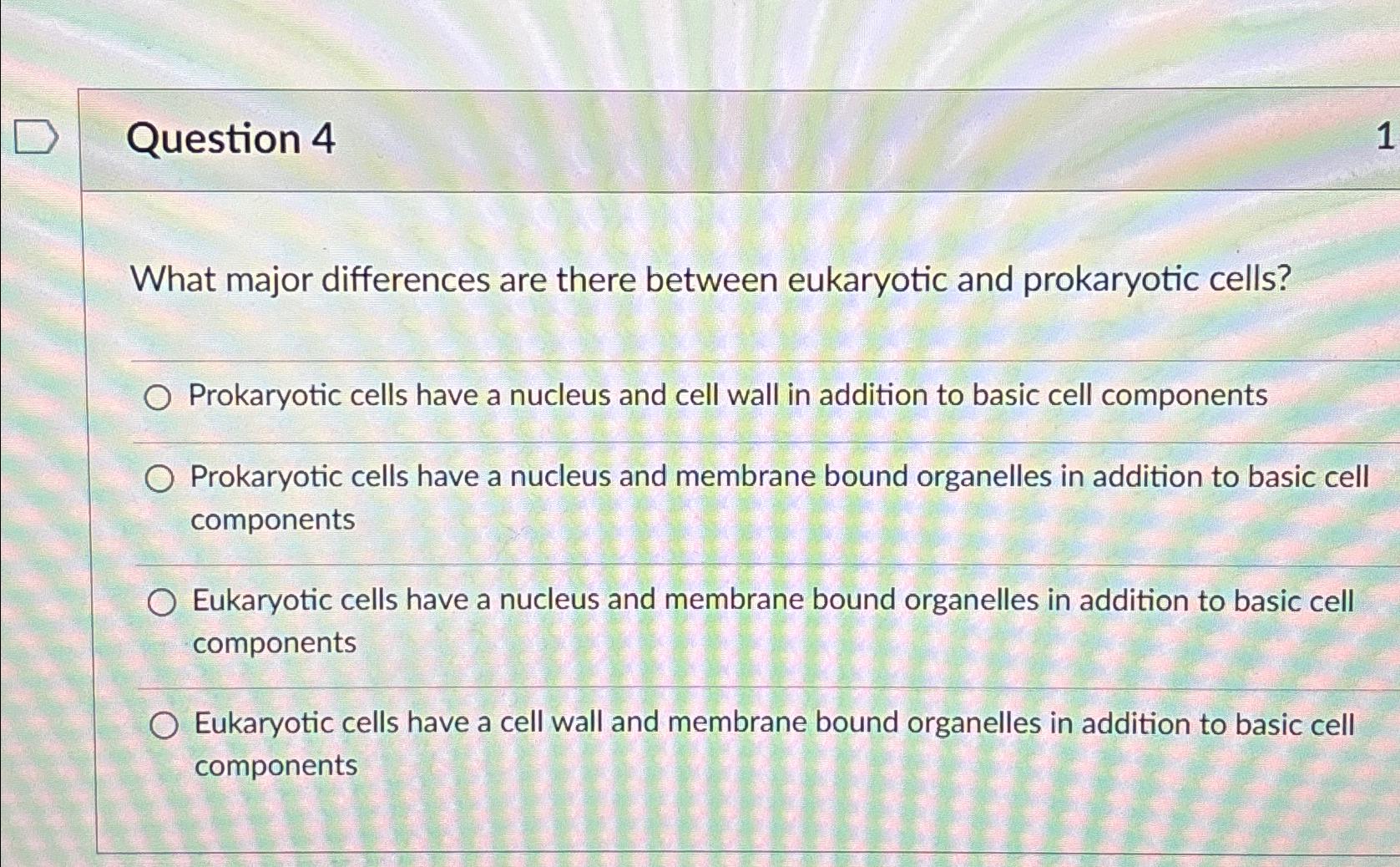 Solved Question 4What major differences are there between | Chegg.com