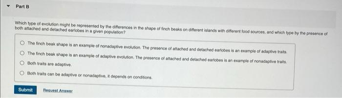 Solved Part A What is meant by adaptive and nonadaptive | Chegg.com