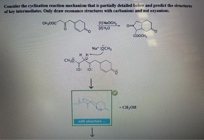 Solved Consider the cyclization reaction mechanism that is | Chegg.com