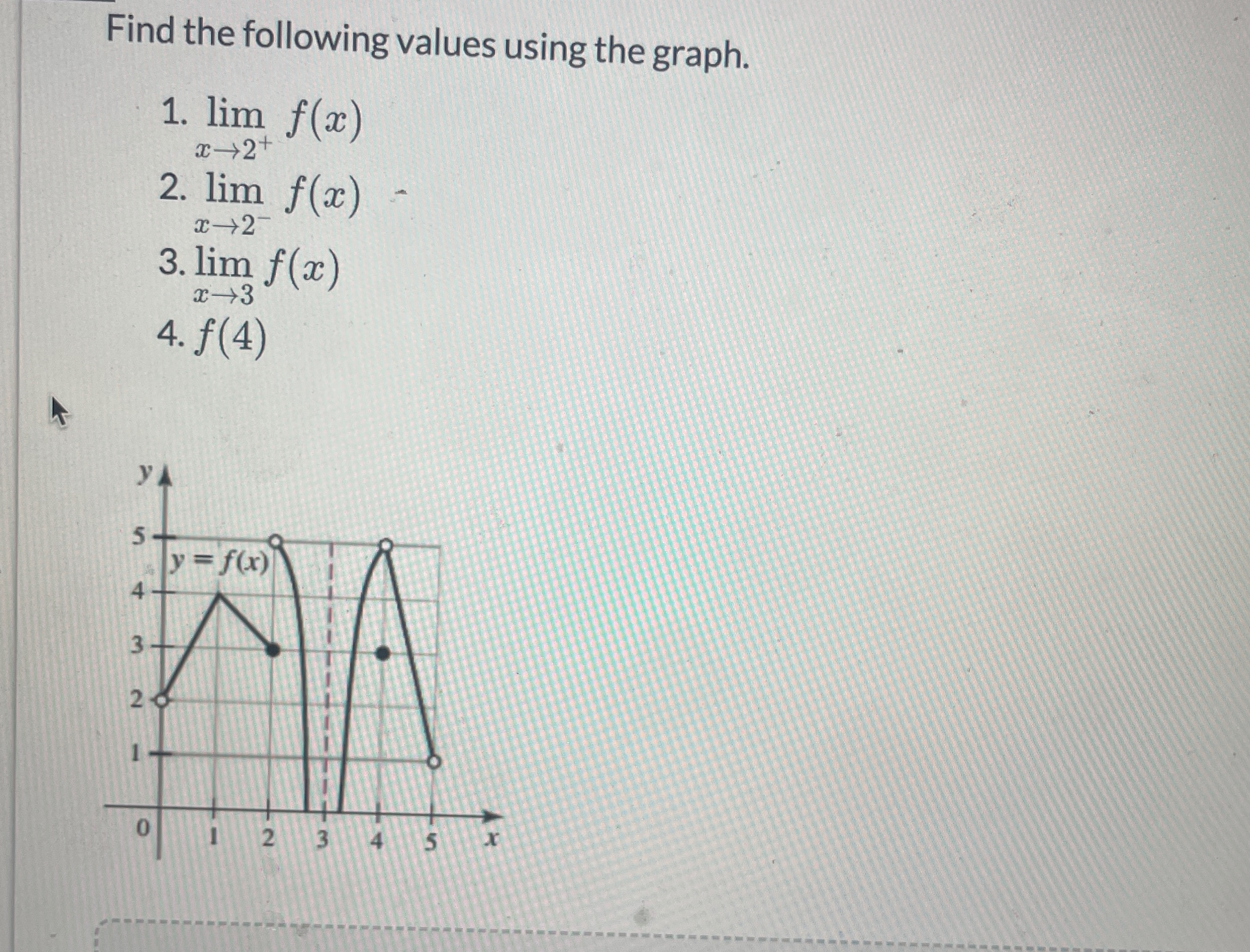 Solved Find the following values using the | Chegg.com