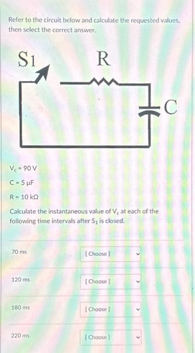 Solved Refer to the circuit below and calculate the | Chegg.com