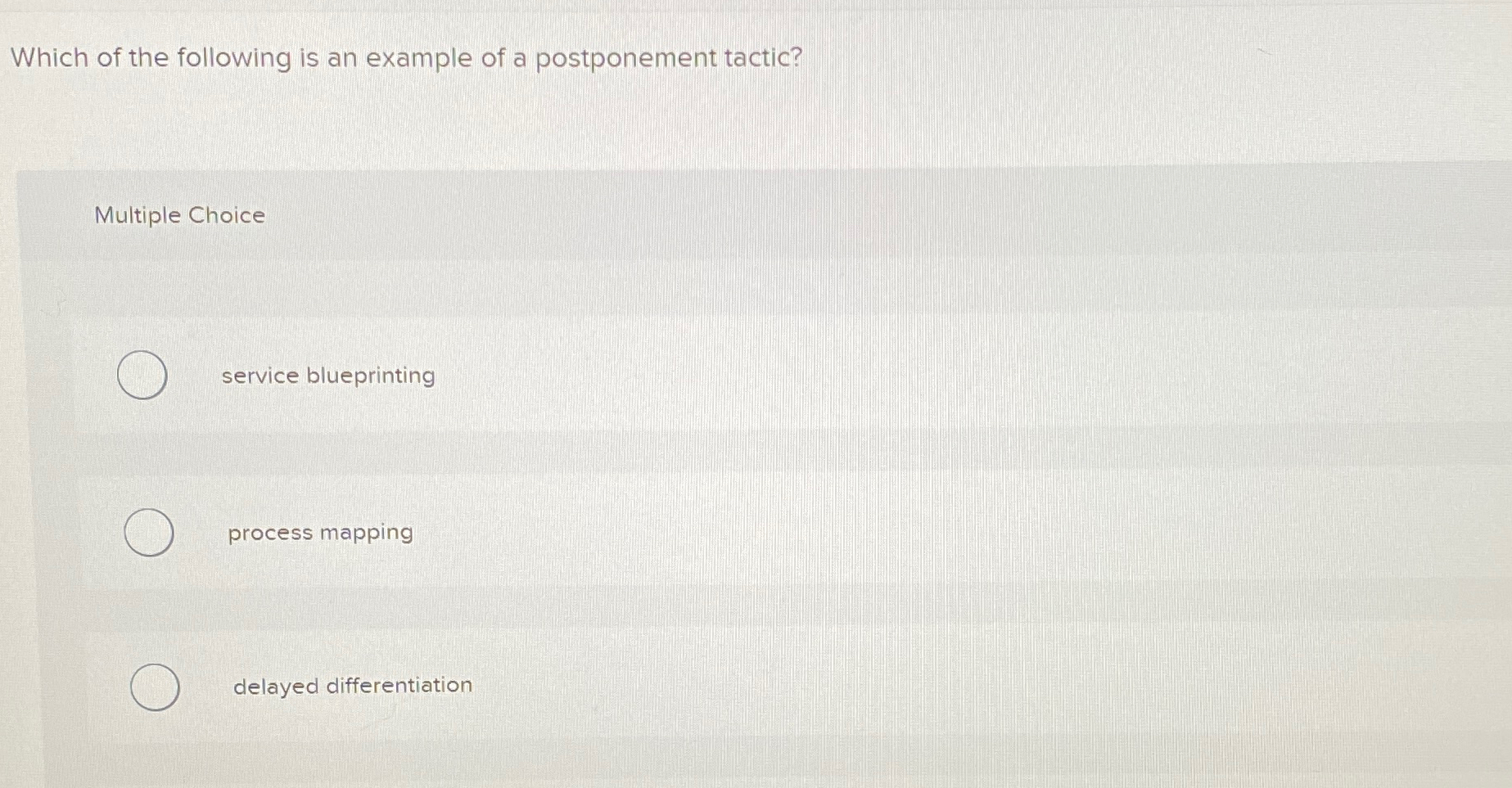 Solved Which of the following is an example of a | Chegg.com