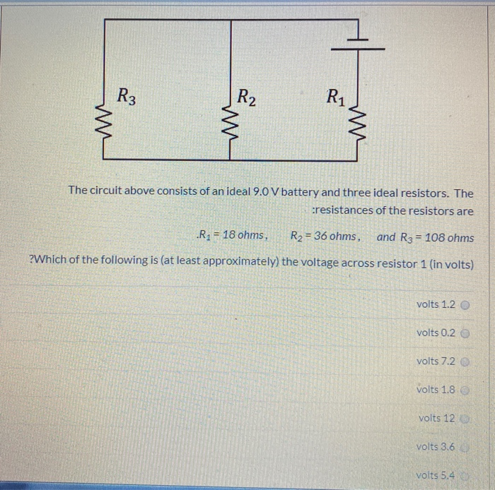 Solved R1 R3 R2 R4 W The circuit in the diagram contains one | Chegg.com