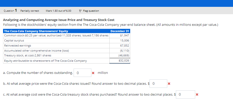 Solved Analyzing and Computing Average Issue Price and | Chegg.com