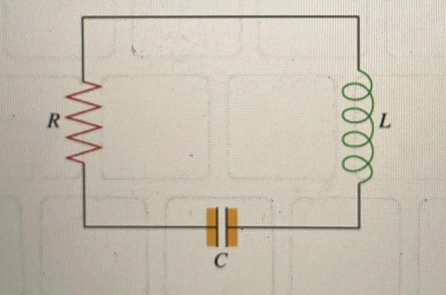 Solved 41 ﻿prompt An L R C ﻿circuit Has An Inductance Of