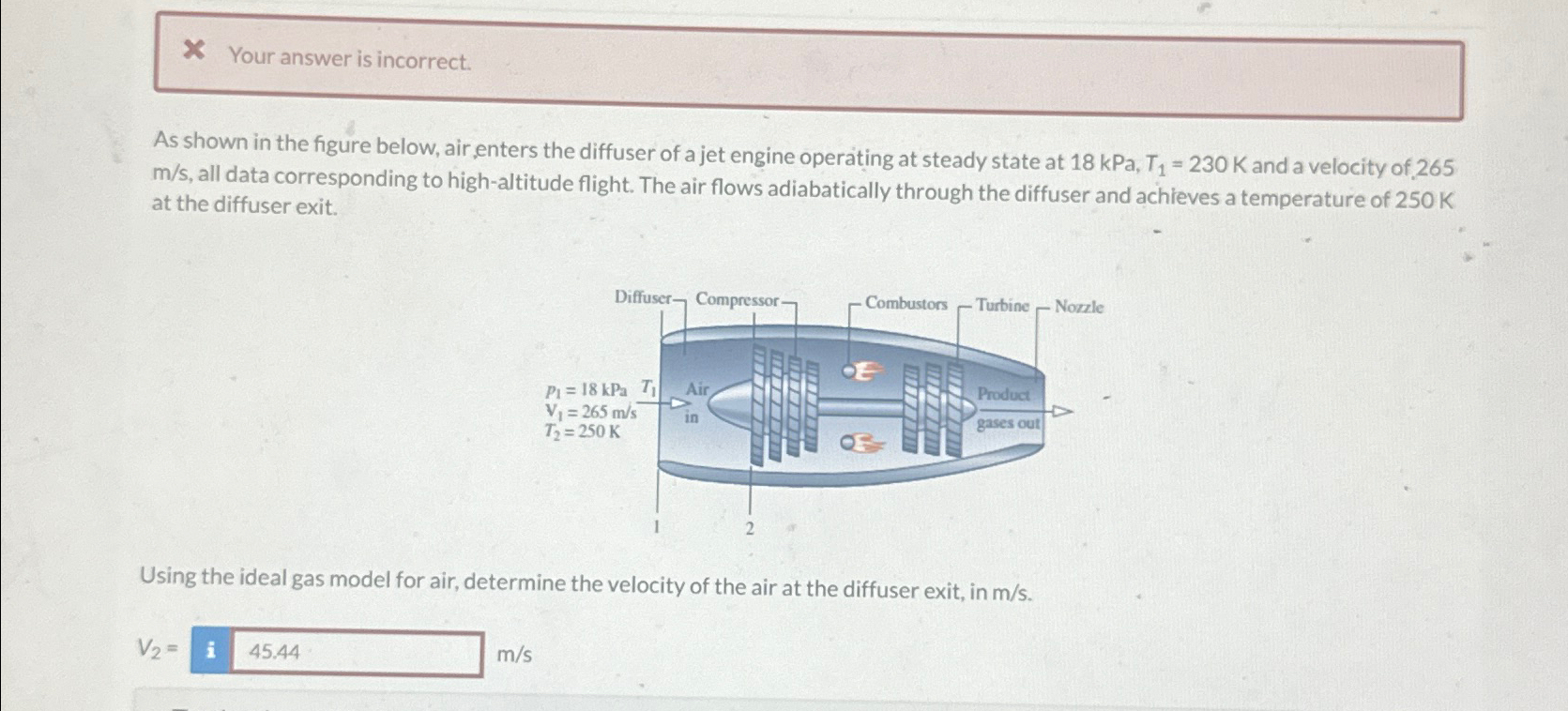 Solved Your answer is incorrect.As shown in the figure | Chegg.com