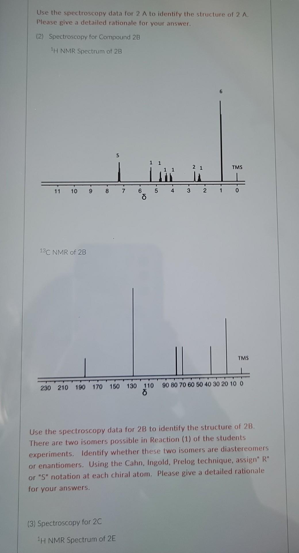(1) Spectroscopy for Compound 2A Infrared Spectrum of | Chegg.com