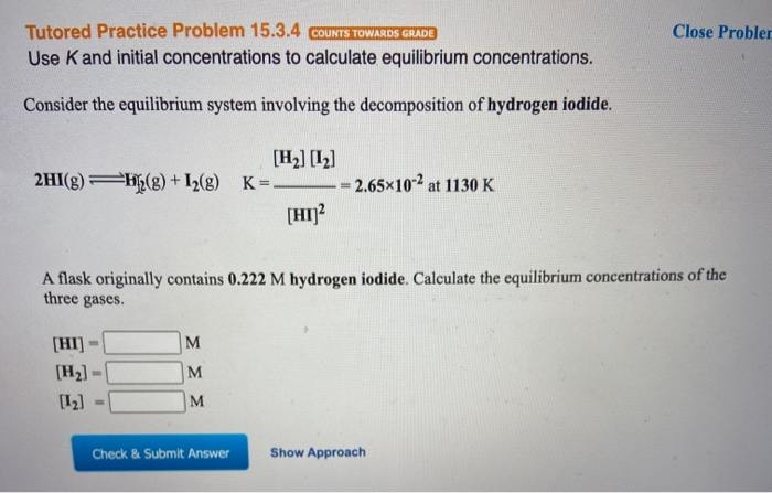 Solved Close Probler Tutored Practice Problem 15.3.4 COUNTS | Chegg.com