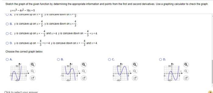 Solved Sketch the graph of the given function by determining | Chegg.com