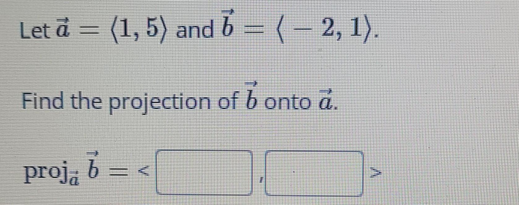 Solved Find the magnitude of the projection of (1,3) onto | Chegg.com