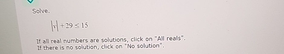 Solved Solve.