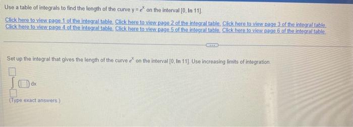 Solved Use a table of integrals to find the length of the | Chegg.com