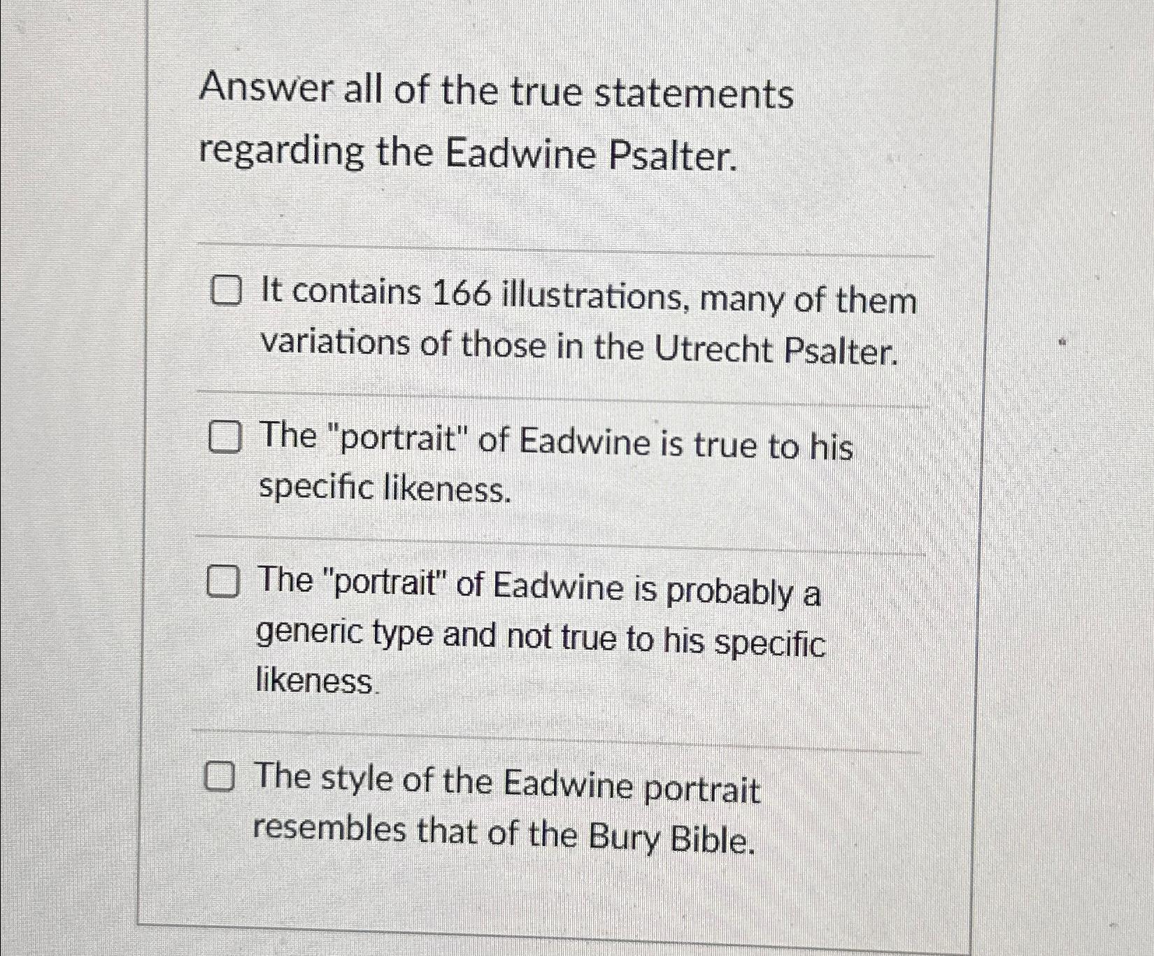 Solved Answer all of the true statements regarding the | Chegg.com