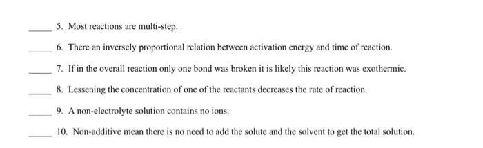 Solved Modified True and false: 2 points each (20 points) 1. | Chegg.com