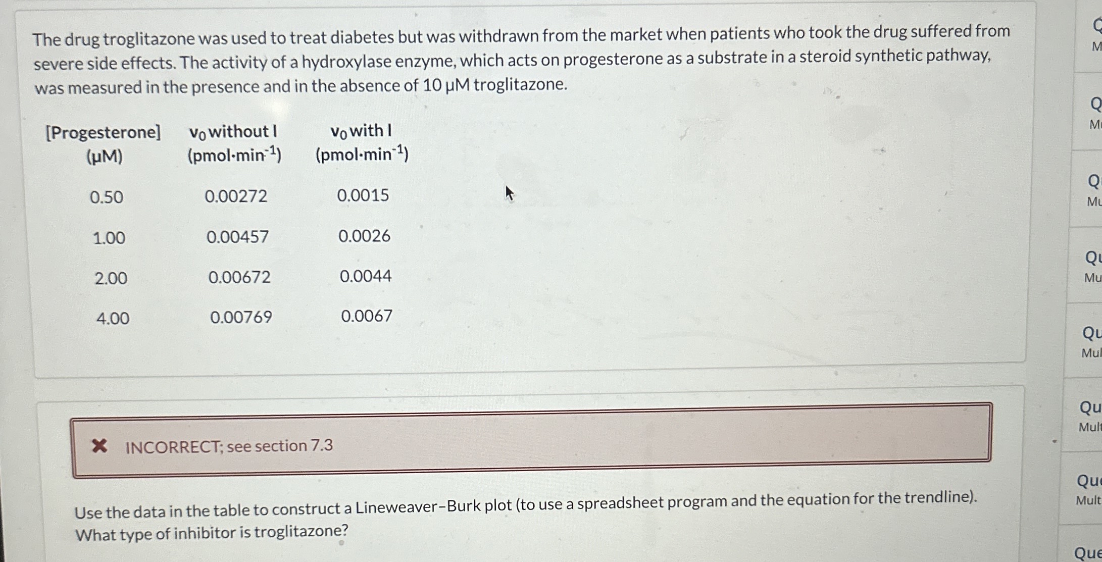 Solved The drug troglitazone was used to treat diabetes but | Chegg.com