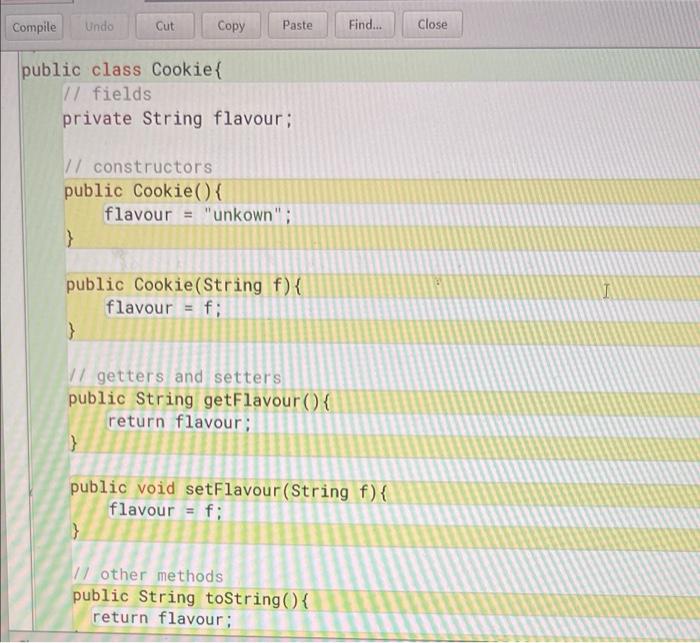 Solved Question 7 (3 points) Saved Cookie.java Jar.java | Chegg.com